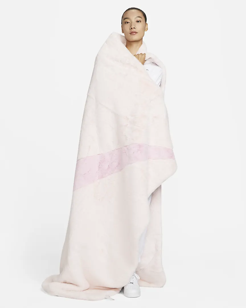 Nike Sportswear Faux Fur Blanket 'Light Soft Pink' $118.18 Free ...
