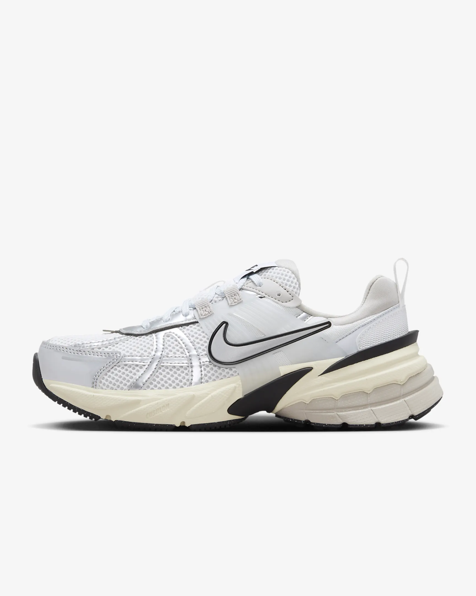 Women's Nike V2K Run 'Summit White / Light Iron Ore' - Sneaker Steal