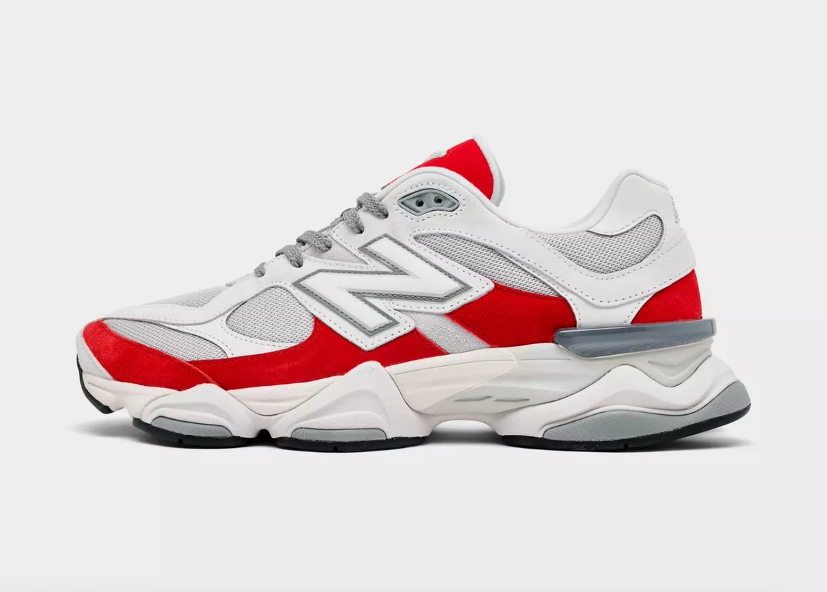 New Balance 9060 'True Red / Reflection Grey' $84.00 Free Shipping ...